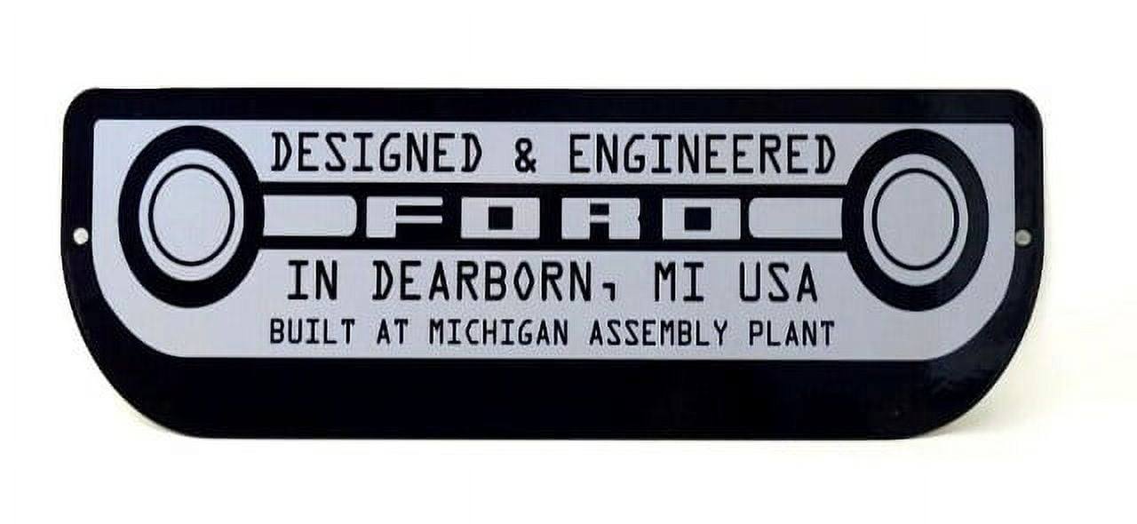 Modern Ford Bronco Console Plaque Replica Steel Sign - Walmart.com