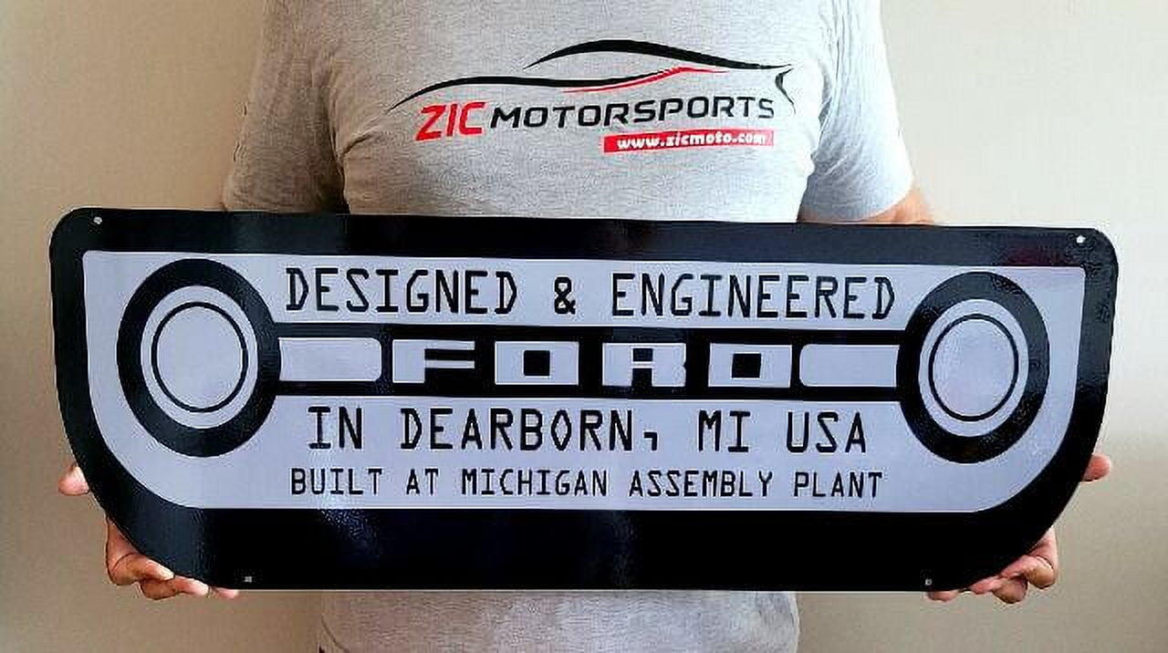 Modern Ford Bronco Console Plaque Replica Steel Sign - Walmart.com