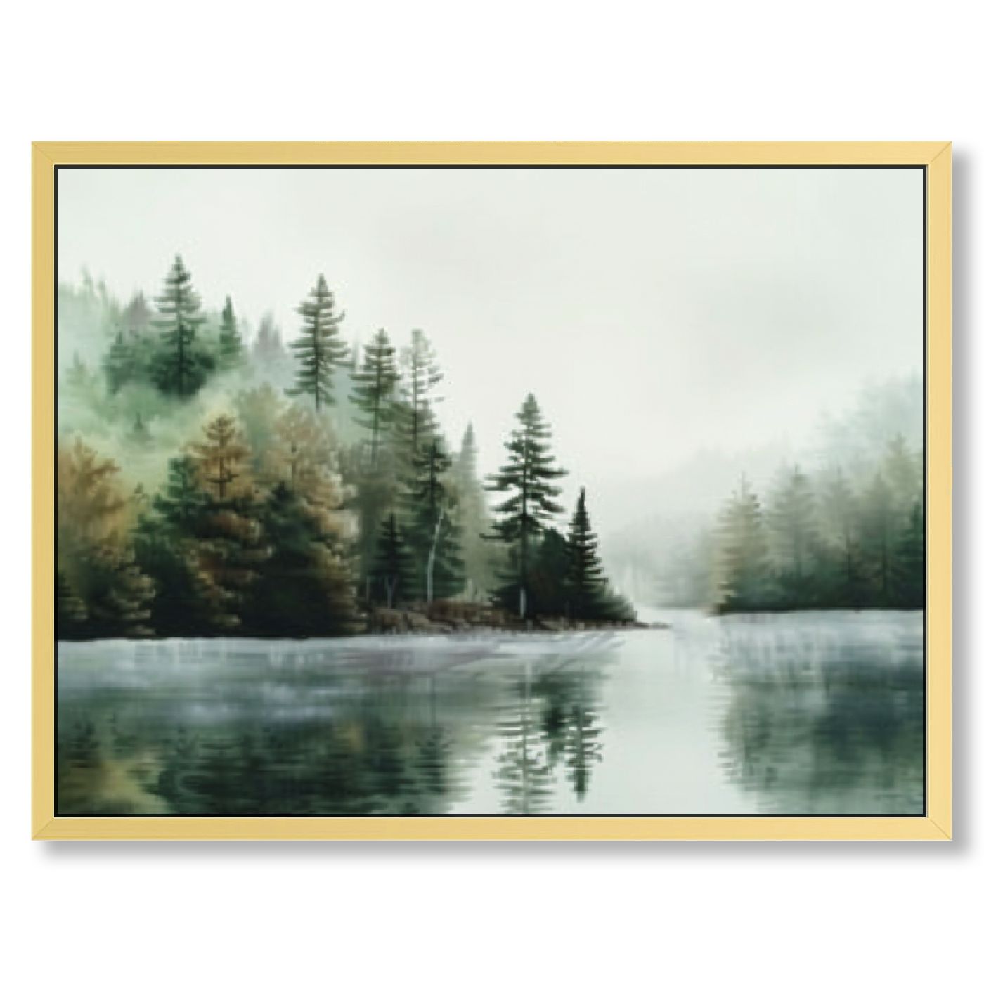 Modern Forest Wall Art Forest Tree Poster Pine Tree Artwork Forest ...