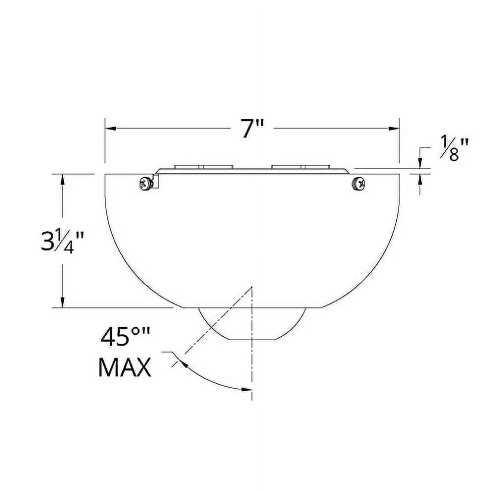 Modern Forms Ceiling Fan Slope Ceiling Kit for Slopes up to 45 Degrees ...