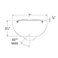 Modern Forms Ceiling Fan Slope Ceiling Kit for Slopes up to 45 Degrees ...