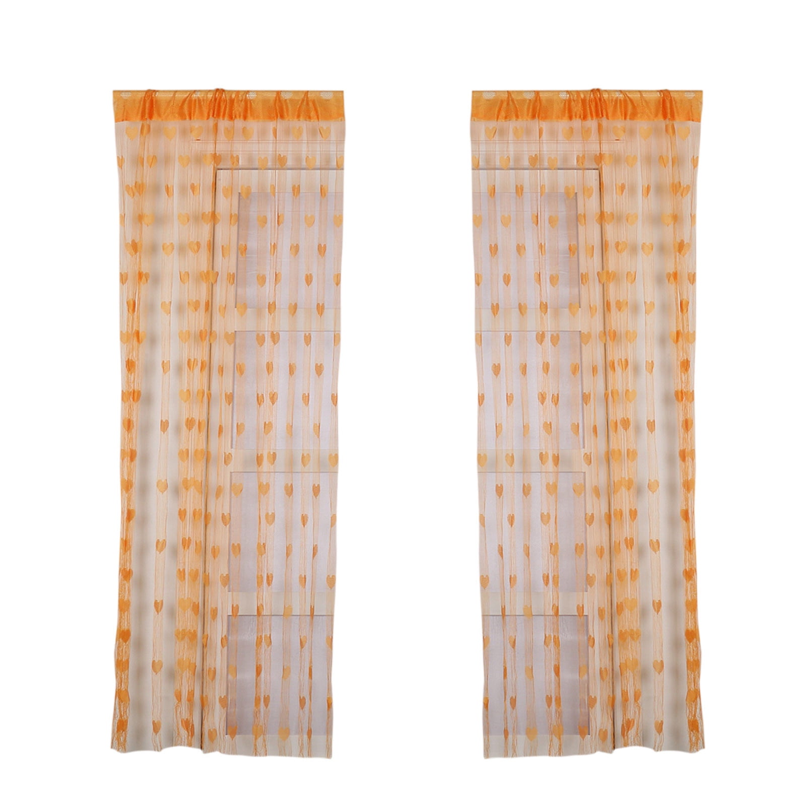 Modern Fresh Rural Entrance Curtain with Broken Door and Thread Design for Living Room Bedroom ...
