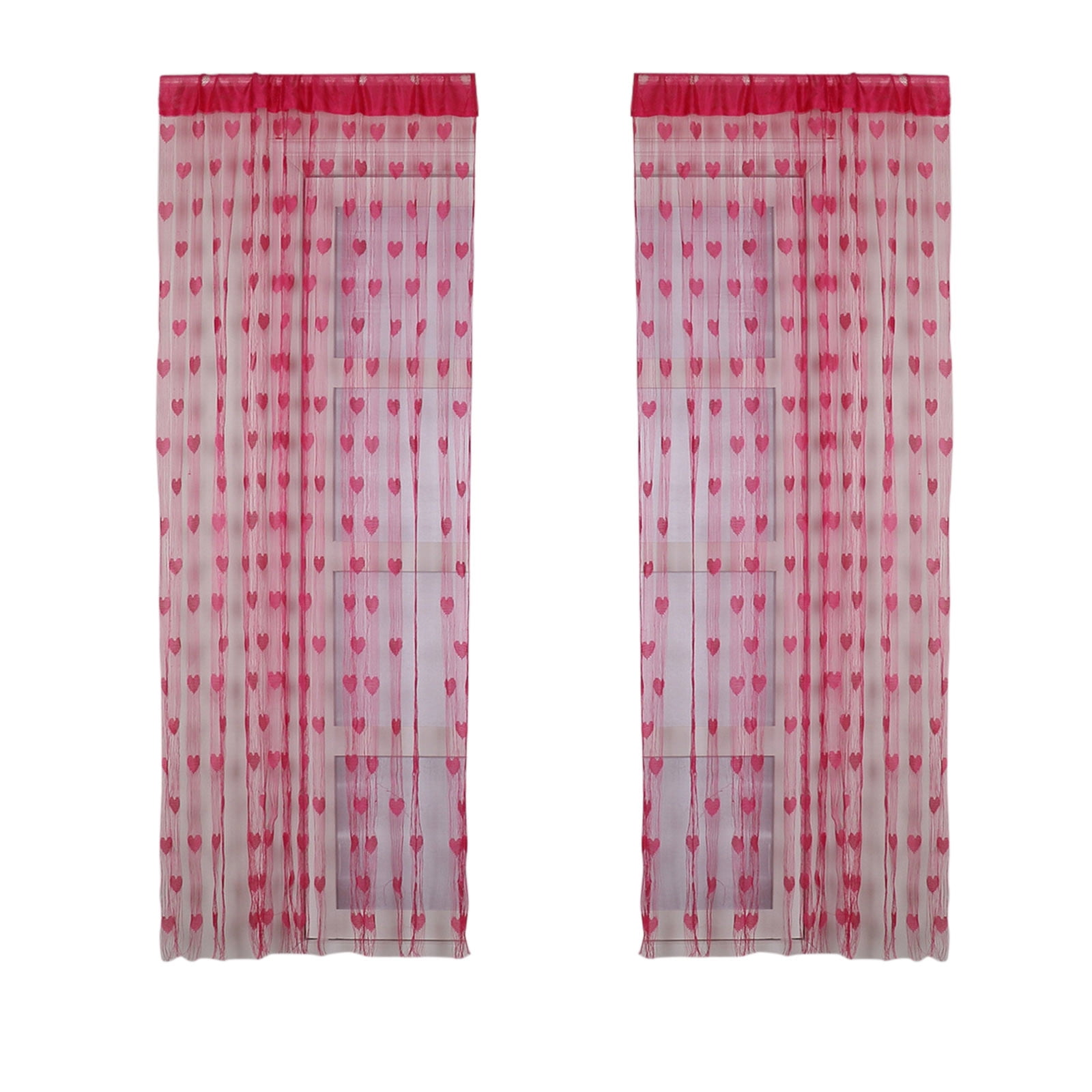 Modern Fresh Rural Entrance Curtain with Broken Door and Thread Design for Living Room Bedroom ...