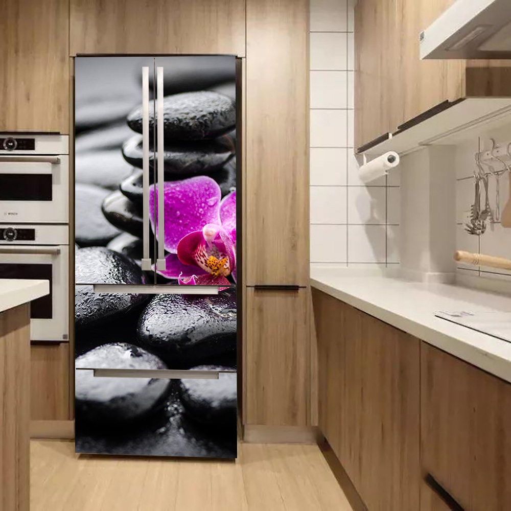 Modern Fridge Decoration Wallpaper Peel And Stick Vinyl Mural On ...