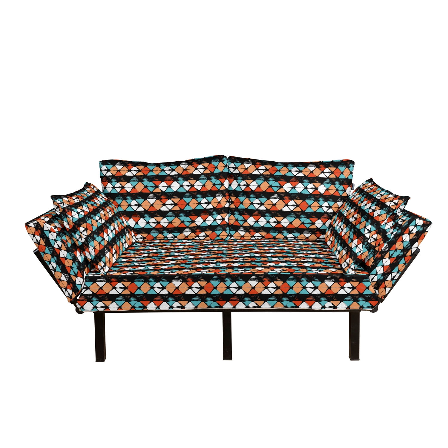 Modern Futon Couch, Vector Contemporary Design Geometric Hexagonal ...