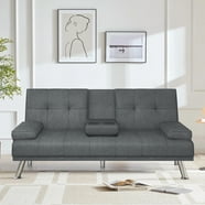 COMHOMA Extra Long Convertible Comfortable Futon Sofa Bed, Large ...