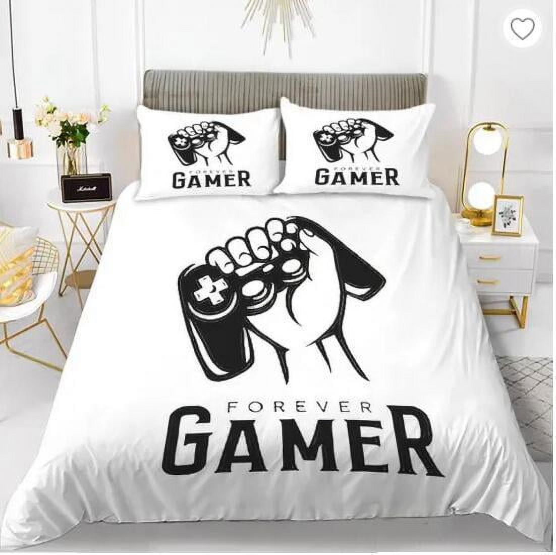 Modern Gamer Duvet Cover - Video Games Bedding Set for Kids - Video ...