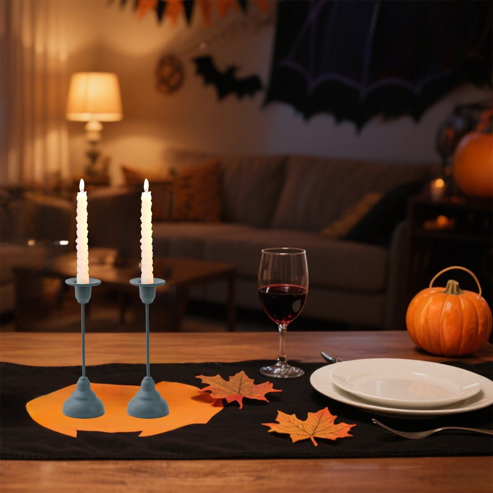 Modern Geometric Iron Candle Centerpiece | Decorative Tabletop ...