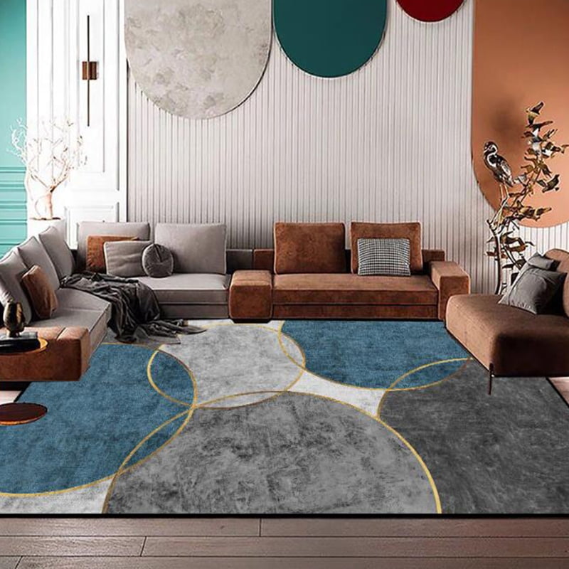 Modern Geometric Pattern Carpet Living Room Home r Luxury Large Rugs ...