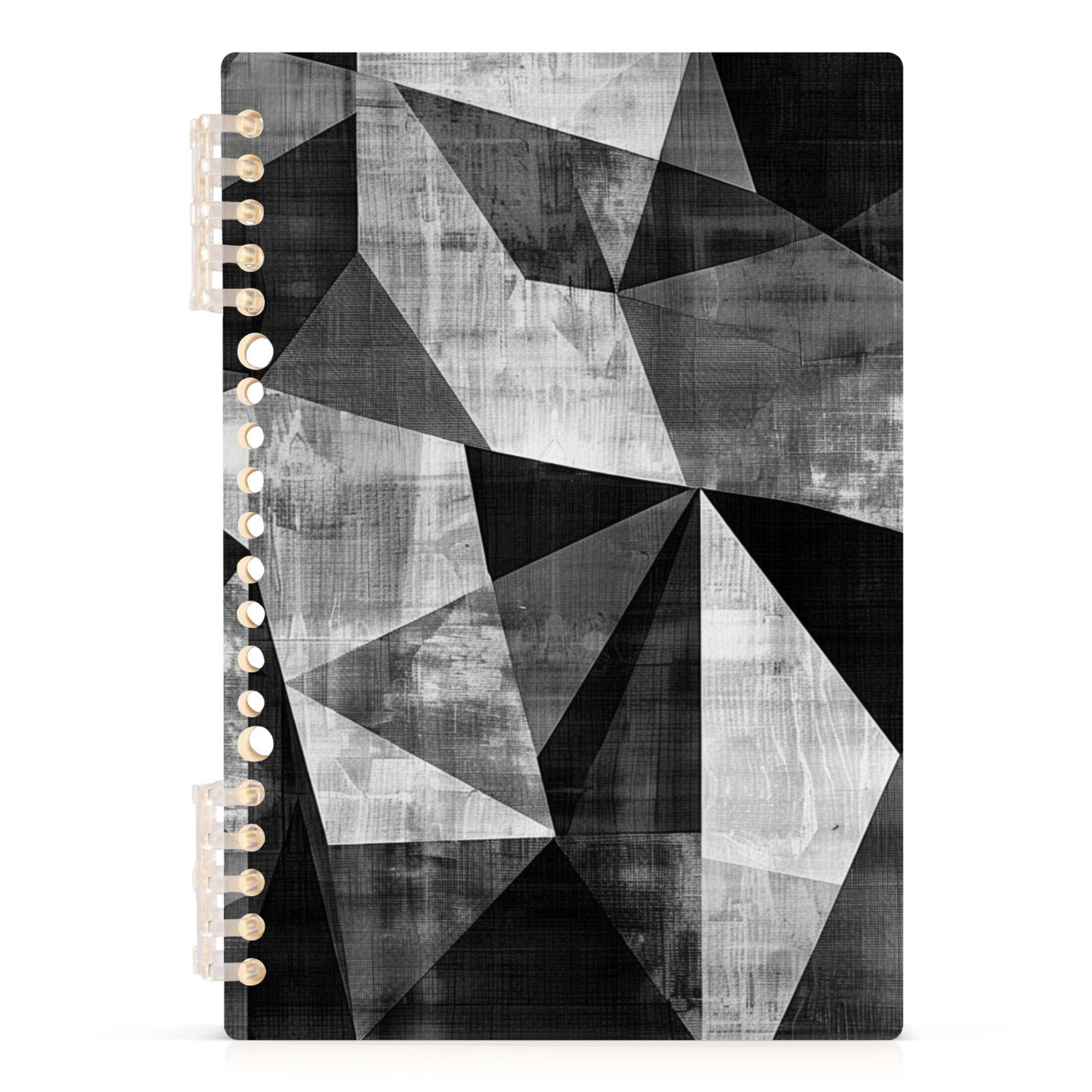 Modern Geometric Sketch Art Spiral Notebooks 60 Sheets 120 Pages A5 ...