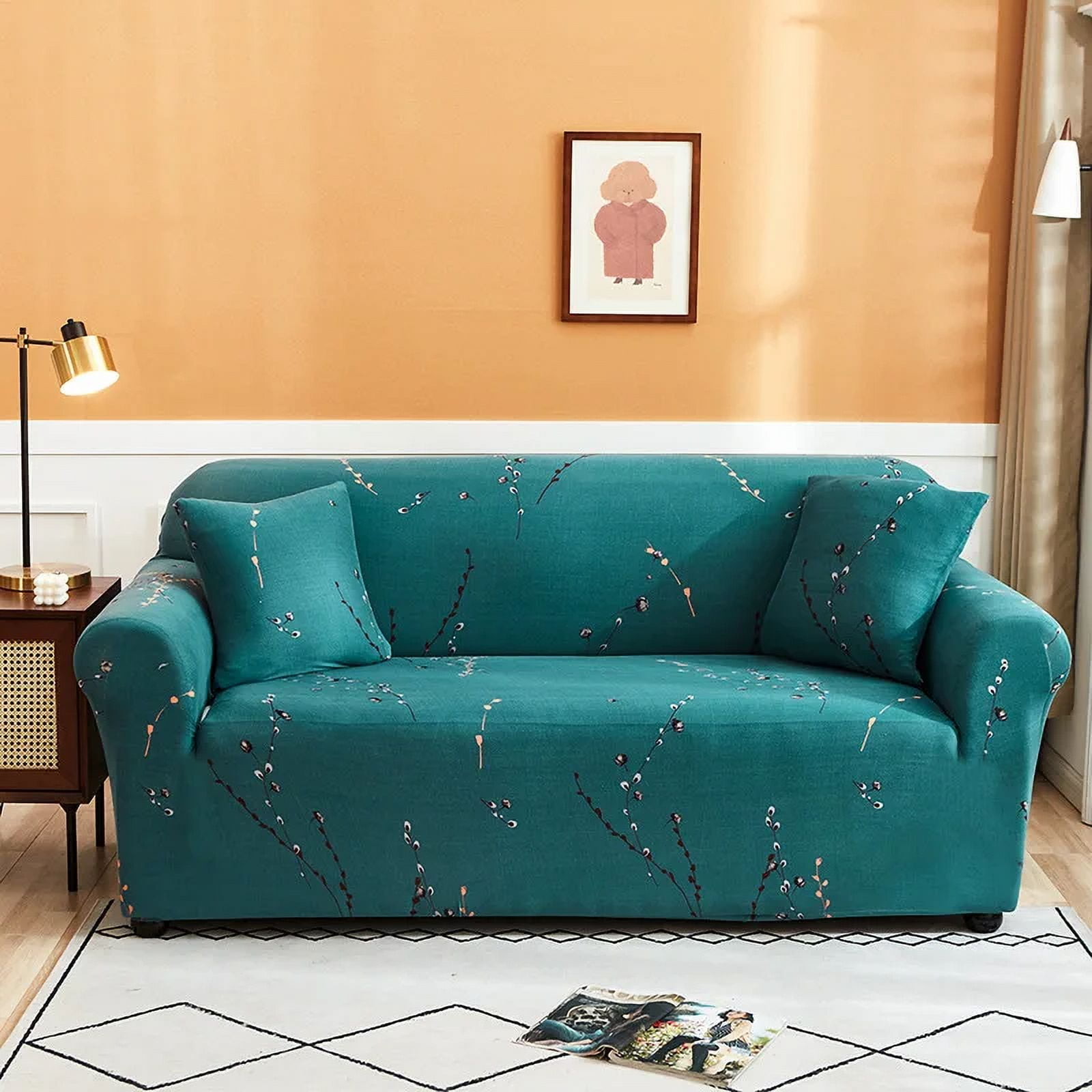 Modern Geometric Sofa Cover All-inclusive Cover Non-slip Tight-pack ...