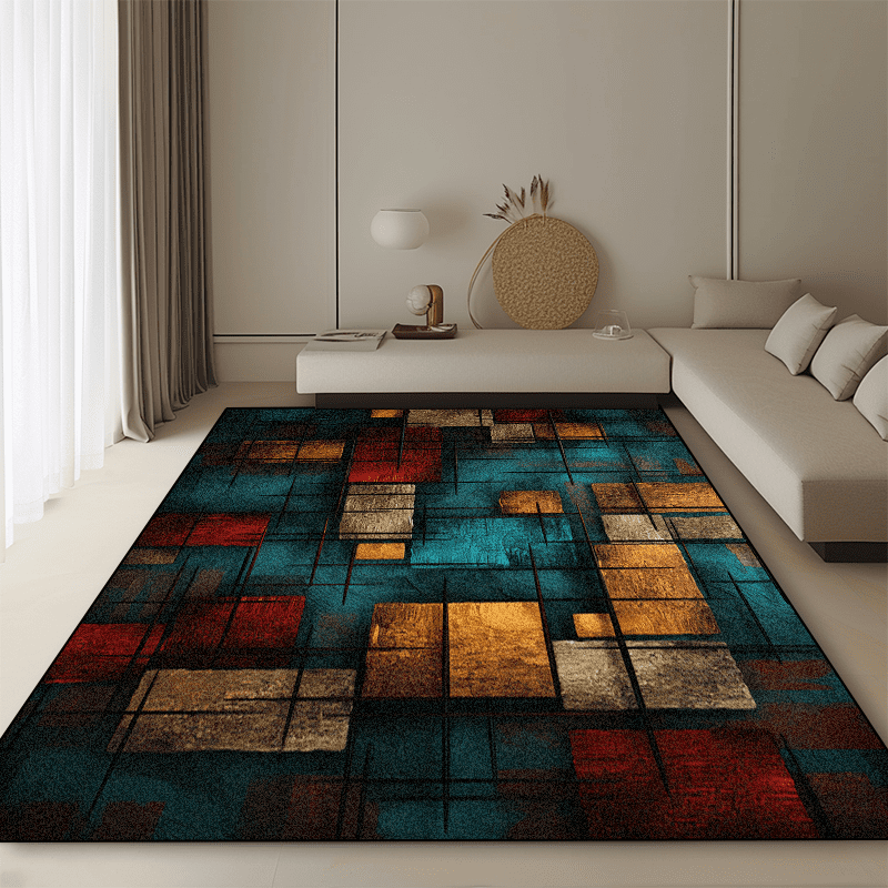 Modern Geometry Abstract Carpet for Living Room Japanese ration Home ...