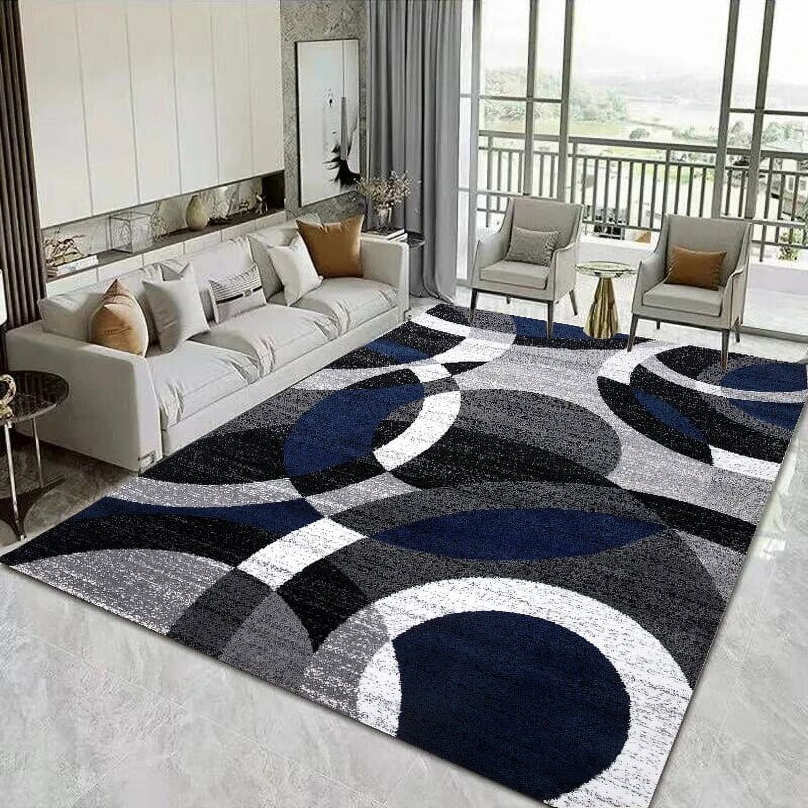Modern Geometry Living Room Carpets Abstract Creativity Rugs for ...
