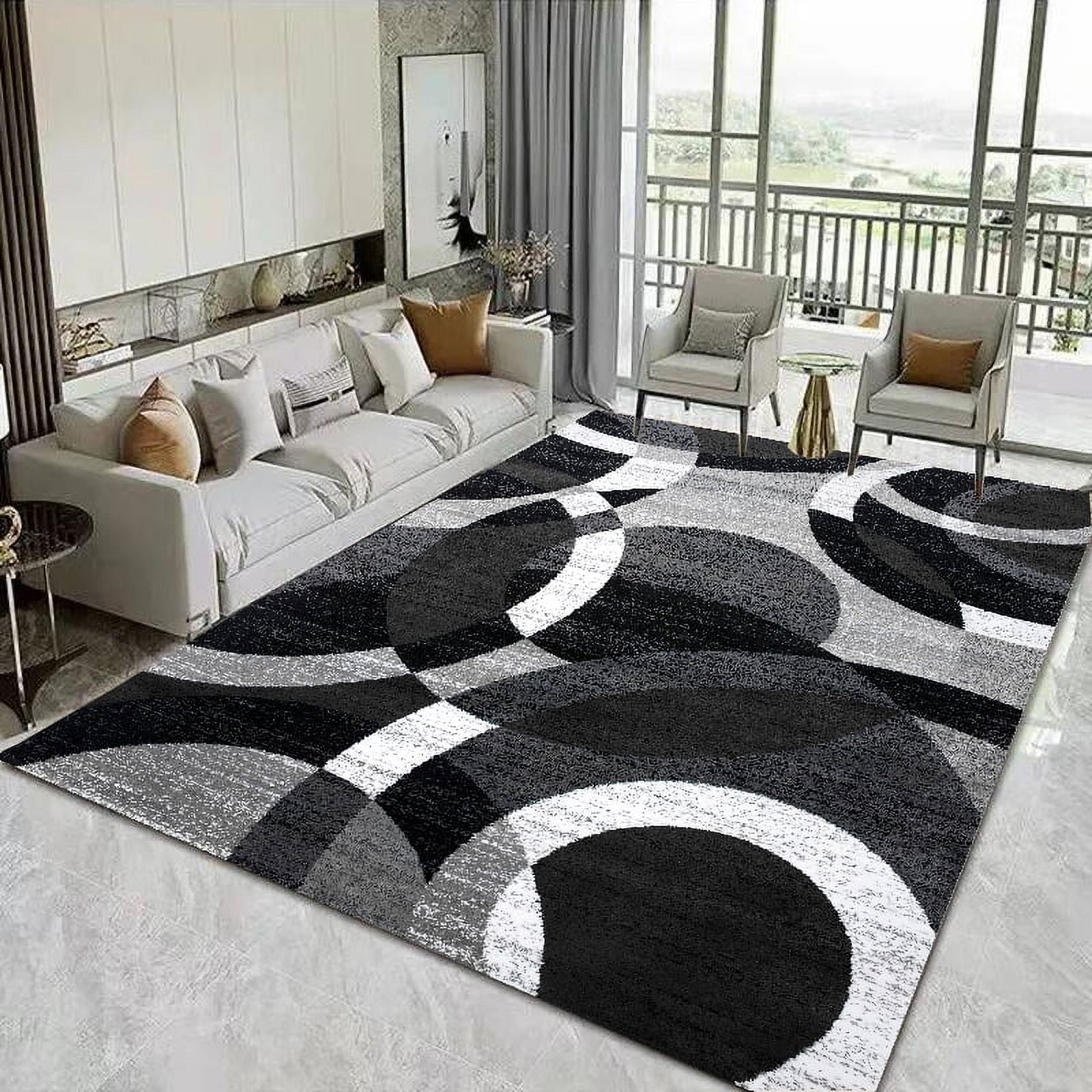 Modern Geometry Living Room Carpets Abstract Creativity Rugs for ...