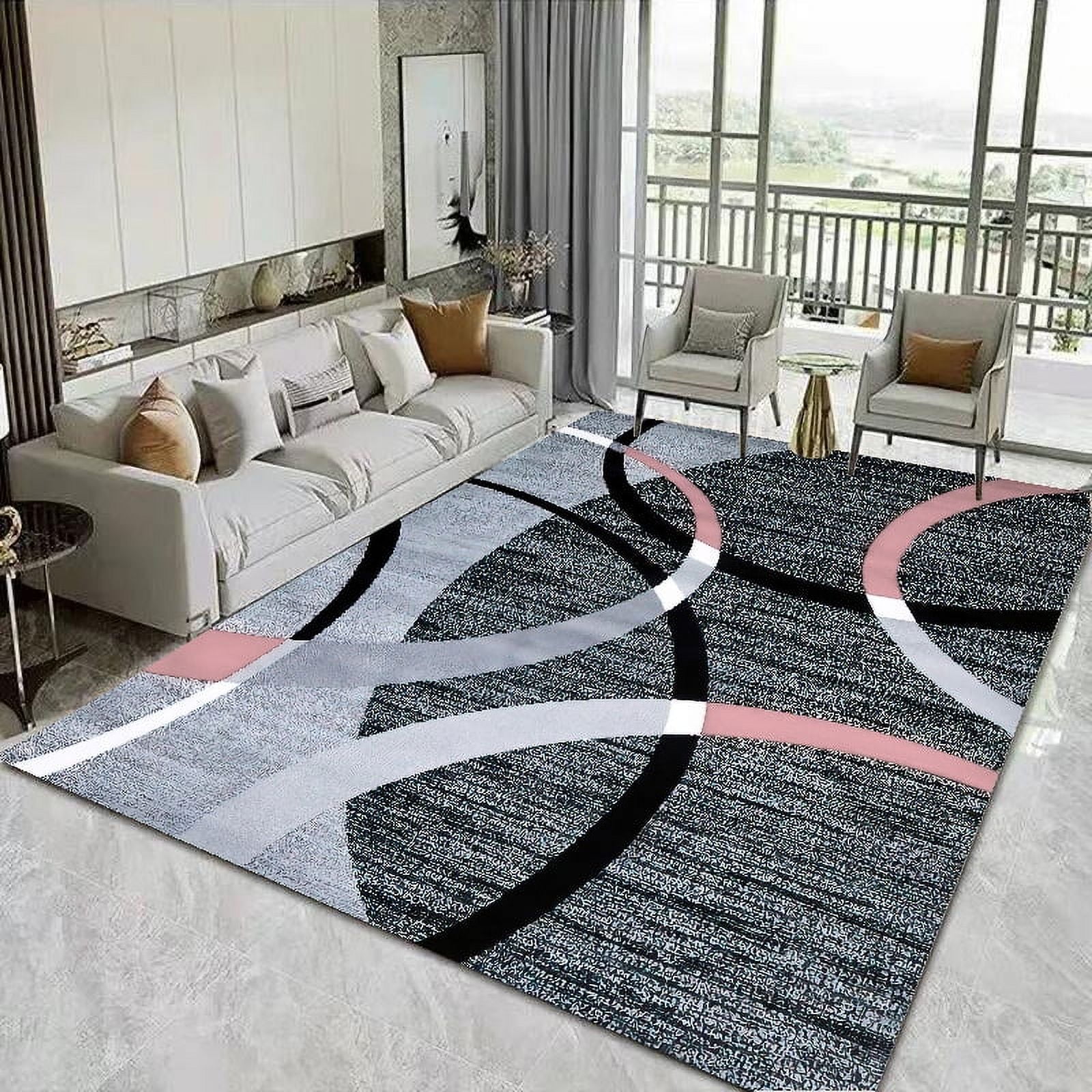 Modern Geometry Living Room Carpets Abstract Creativity Rugs for ...