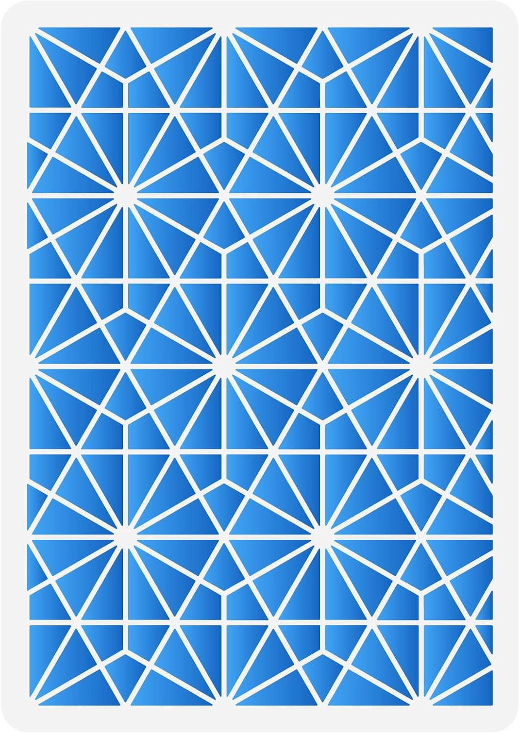 Modern Geometry Painting Stencil 11.7x8.3 inch Large Plastic Wall ...