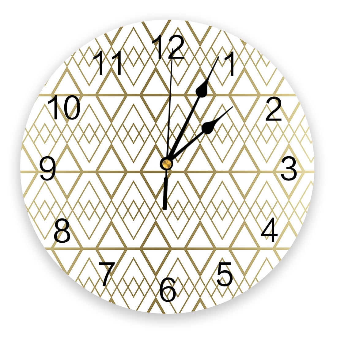 Modern Geometry Wall Clock For Home ration Living Room Quartz Needle ...