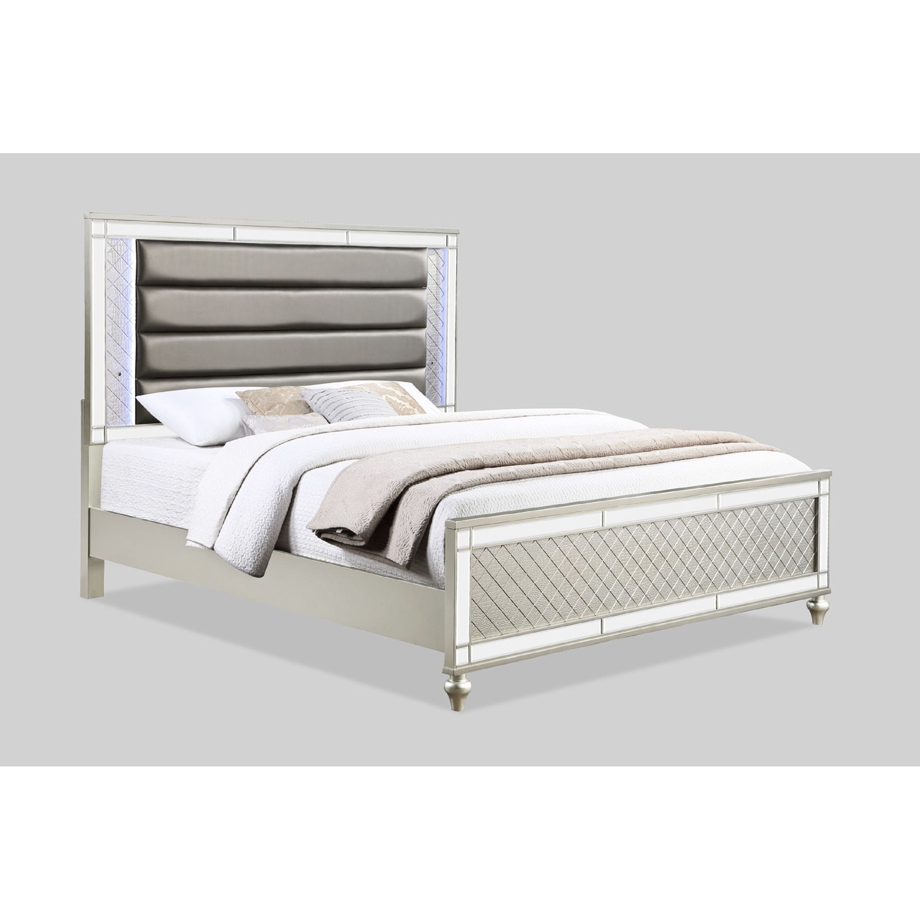Modern Glam - Upholstered Panel Bed - Bedroom Refresh - Trendy Choice ...
