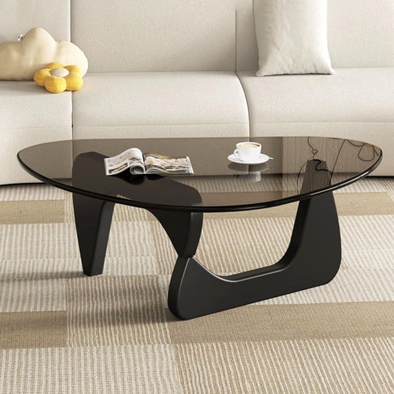 Modern Glass Coffee Table for Living Room, Mid Century Coffee Table ...