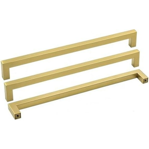 Modern Gold Cabinet Pulls Kitchen Cabinet Handles - LSJ12GD288 Brass ...