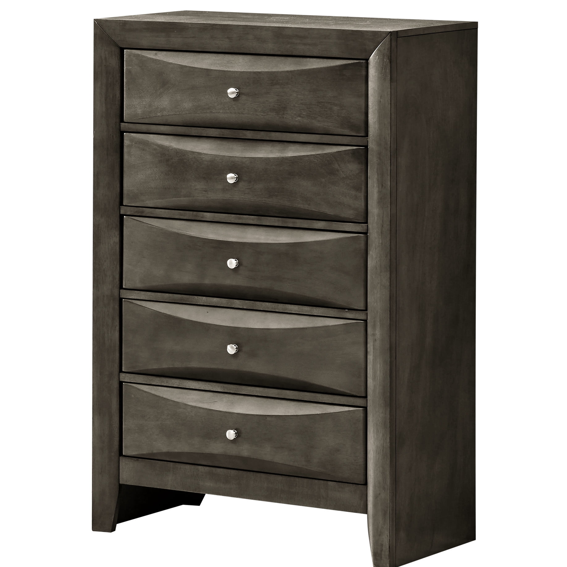 Modern Gray Bedroom Chest - Glory Furniture G1505. Demonstrating Molded ...