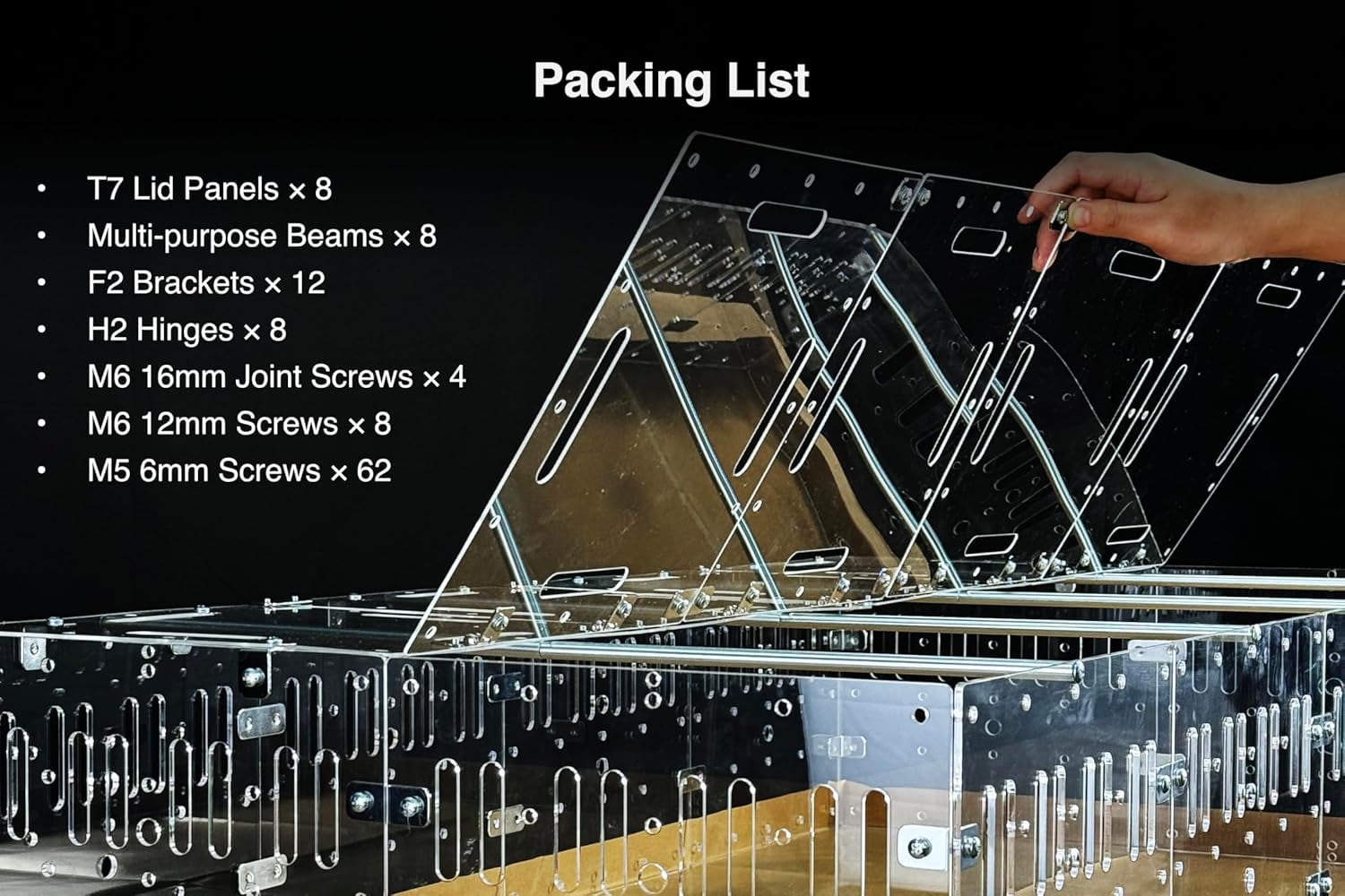 Modern Guinea Cage Lid - Top View, Easy Access, Durable Stainless Steel ...