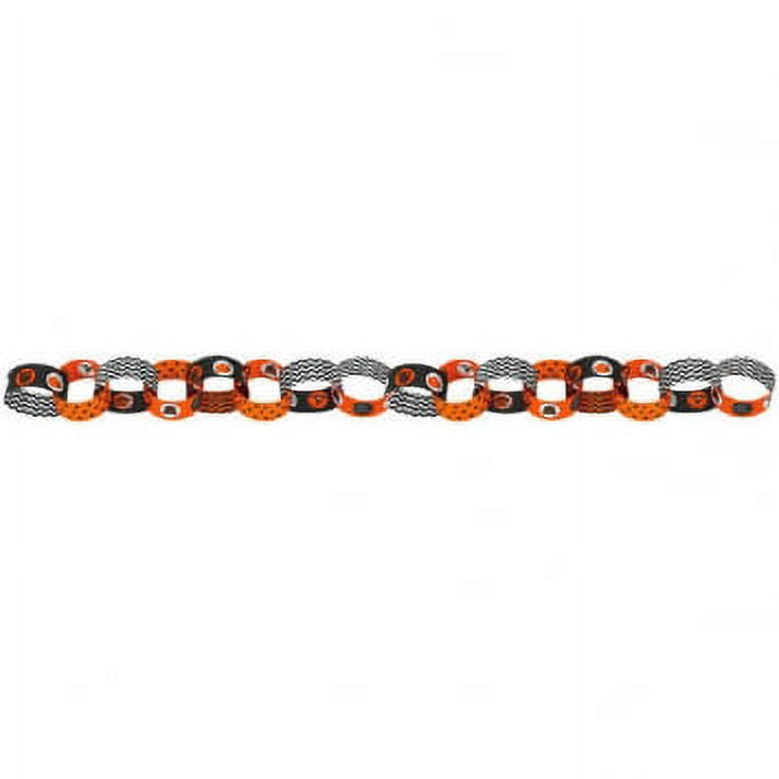 Modern Halloween Printed Paper Chain Link Garland 13 ft - Walmart.com