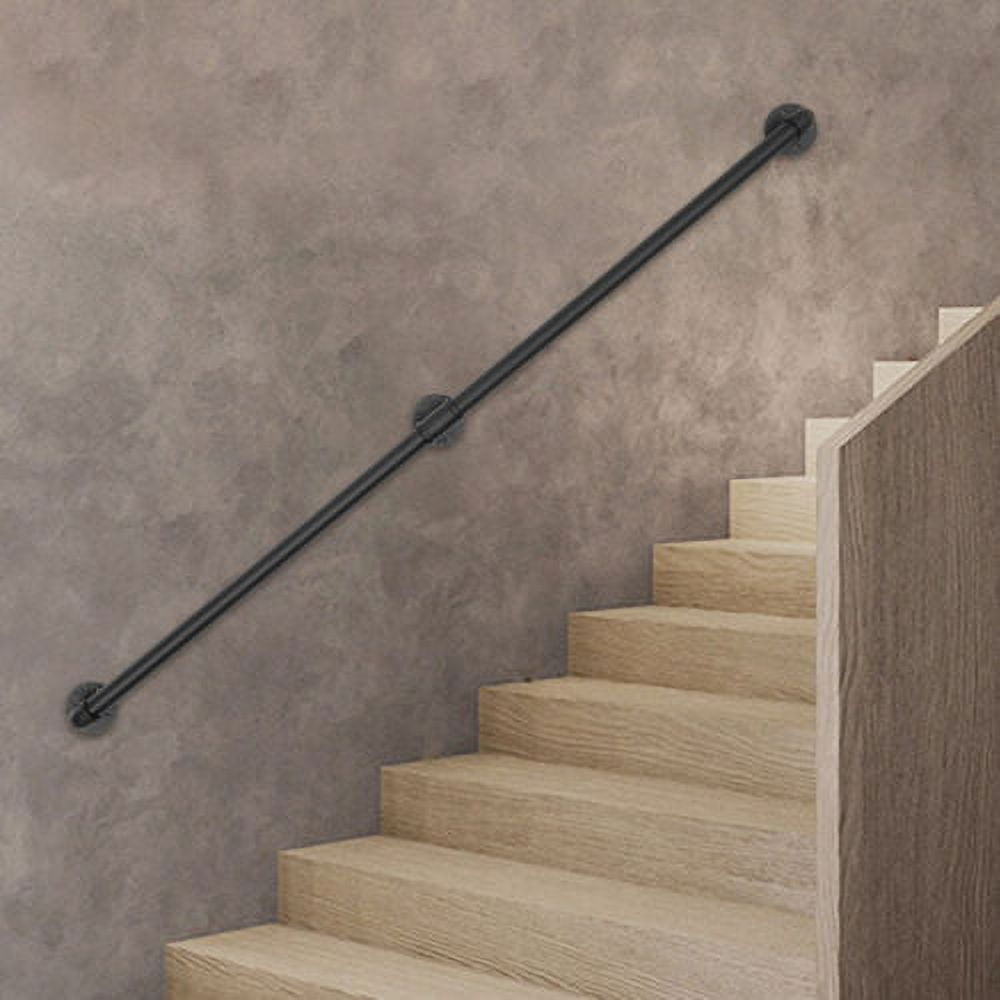 In / Outdoor Modern Handrail 5ft Stair Railing Hand Rail Wall-mounted ...