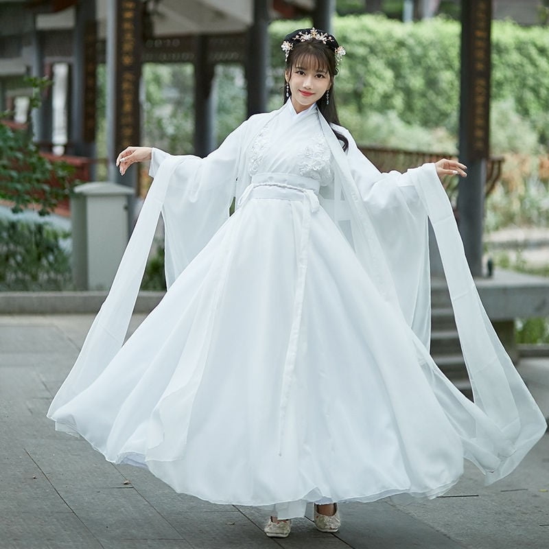 Modern Hanfu Woman Traditional Dress Kimonos Mujer Tang Dynasty Style ...