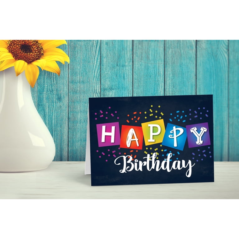 Modern Happy Birthday Card