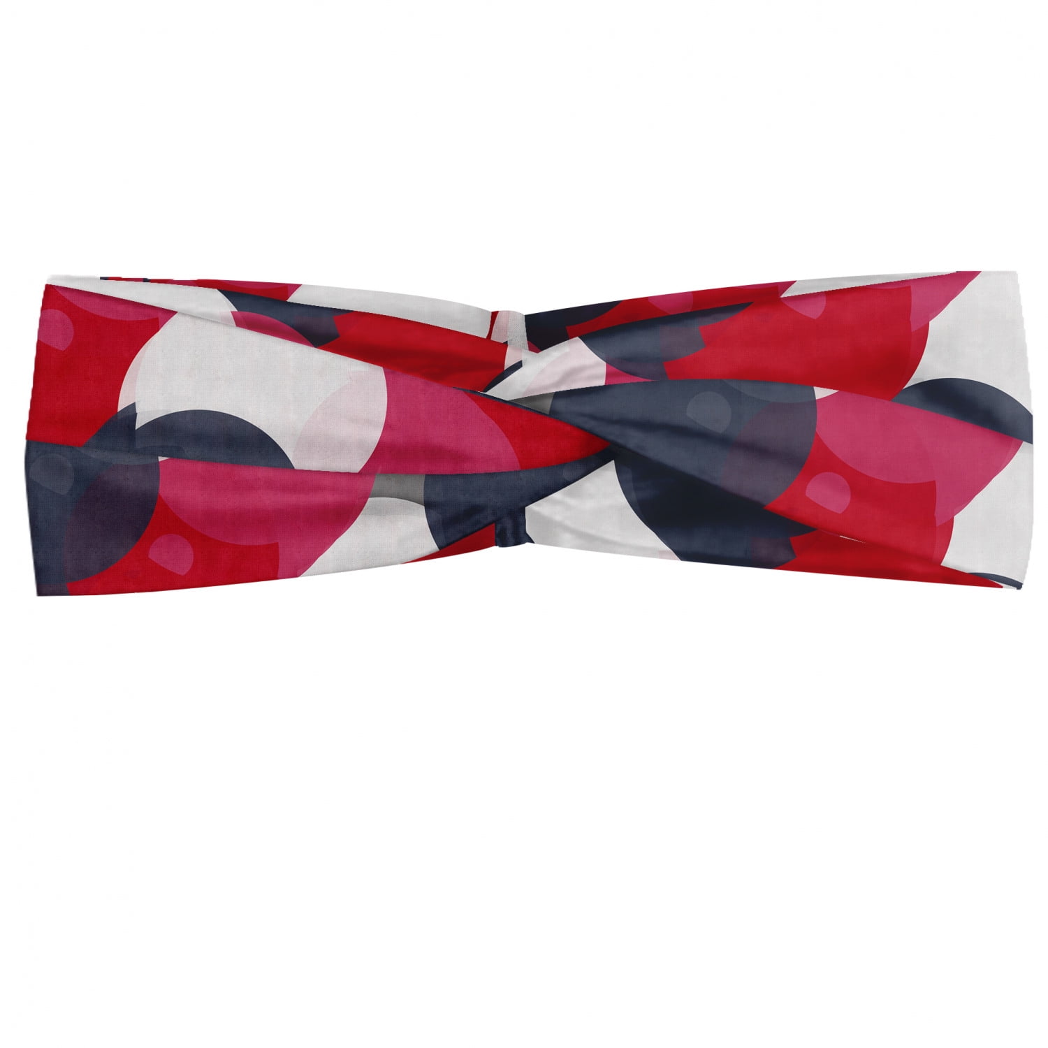 Modern Headband, Ornate Abstract Circular Shapes Pattern with Pastel ...