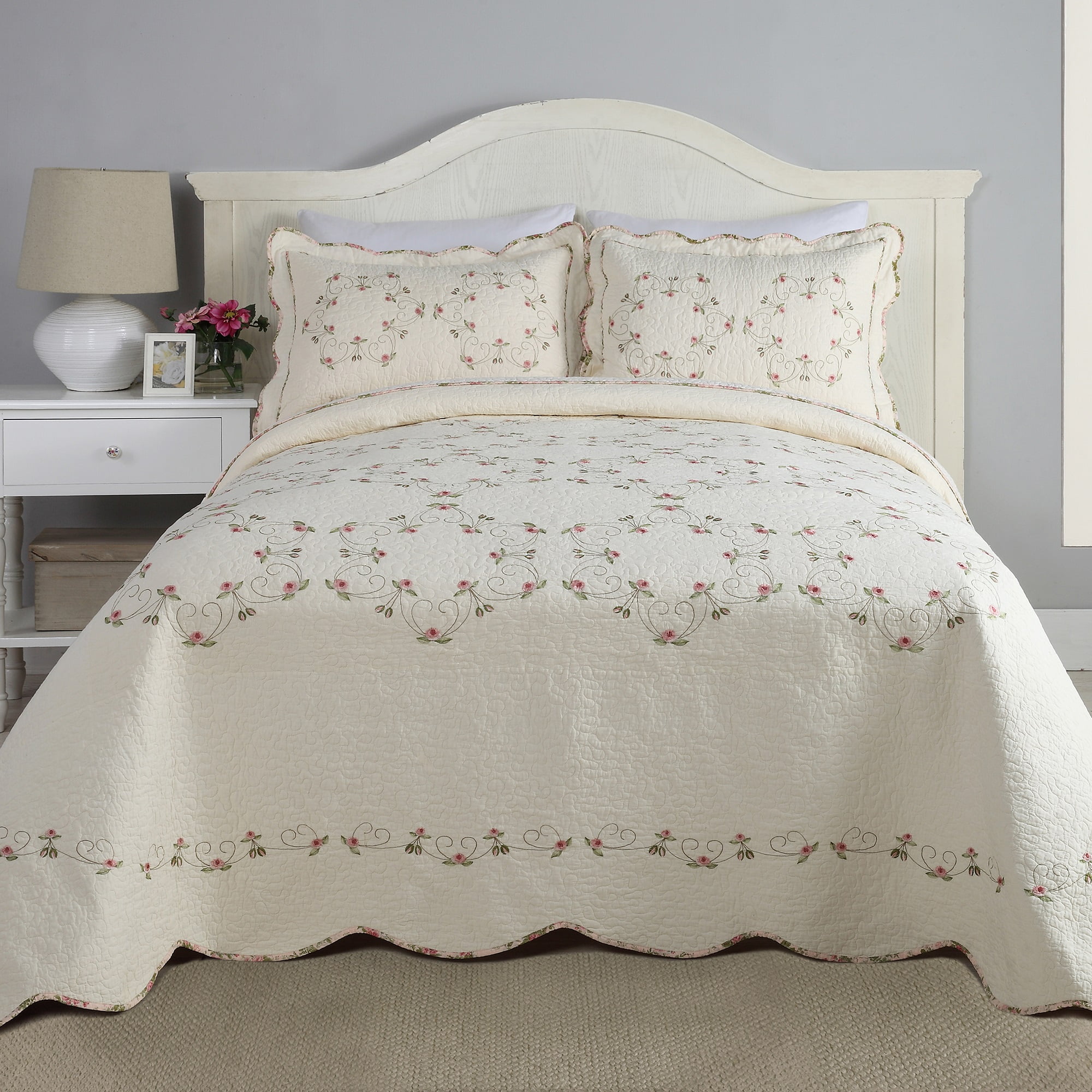 Modern Heirloom Felisa Multi-Color Bedspread, King - Walmart.com