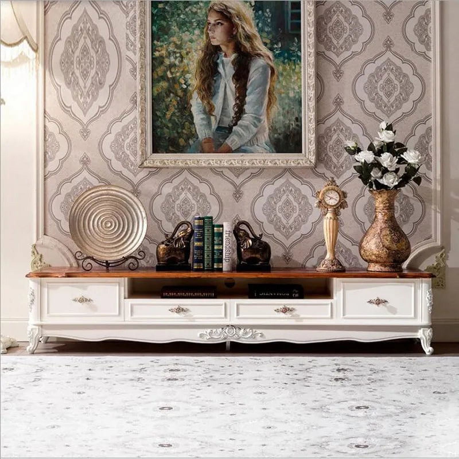 Modern High Living Room Wooden furniture lcd TV Stand o1171 - Walmart.com