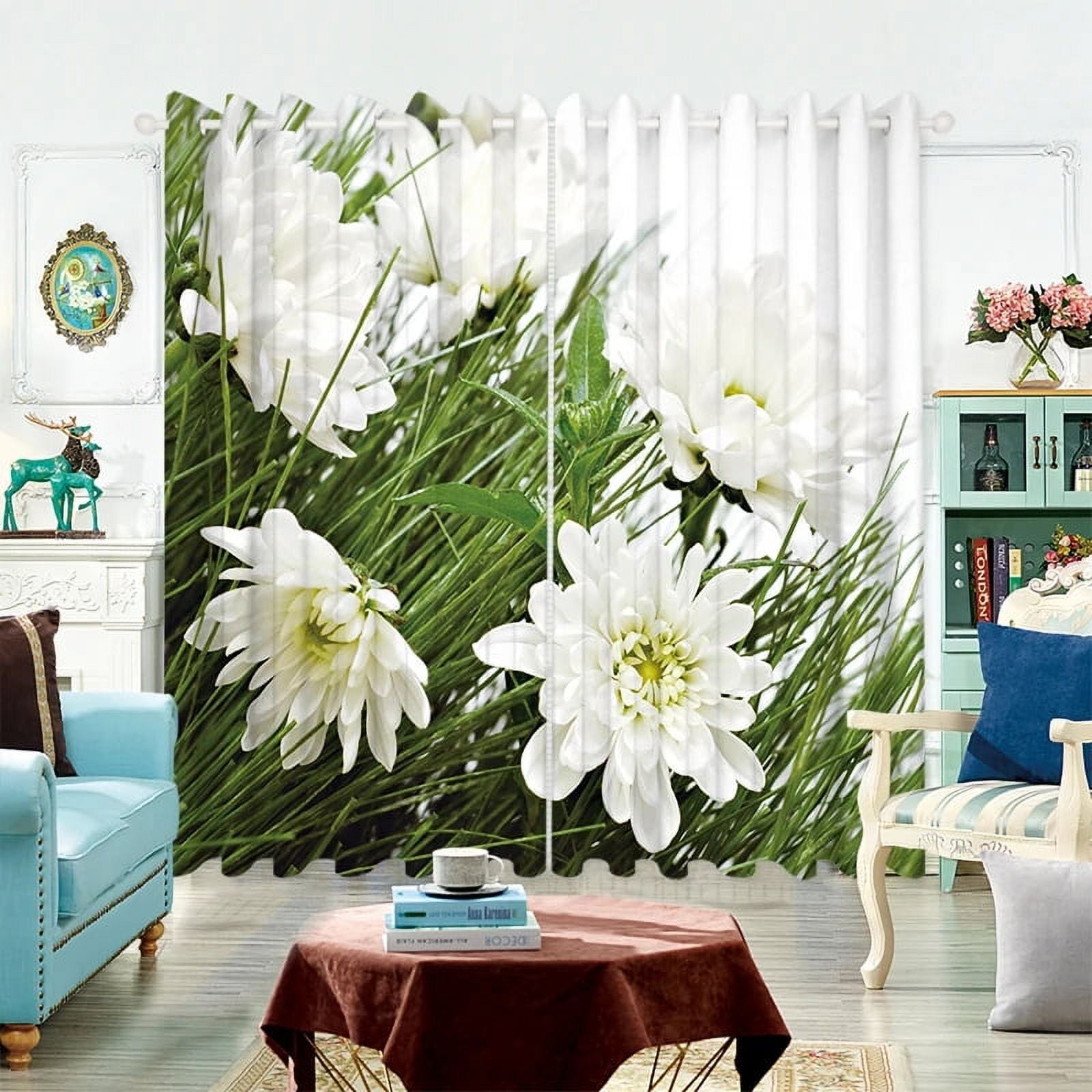 Modern High Shading Curtain Sunflower Landscape Painting Boys Children ...