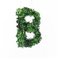 Modern Home 12" Real Preserved Boxwood Monogram Wreath Letters - B ...
