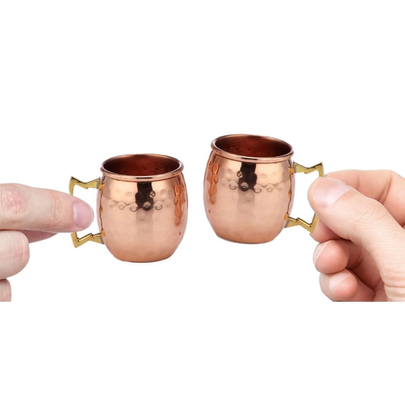 Modern Home Authentic Solid Copper Hammered Mini Moscow Mule Mug Shot ...