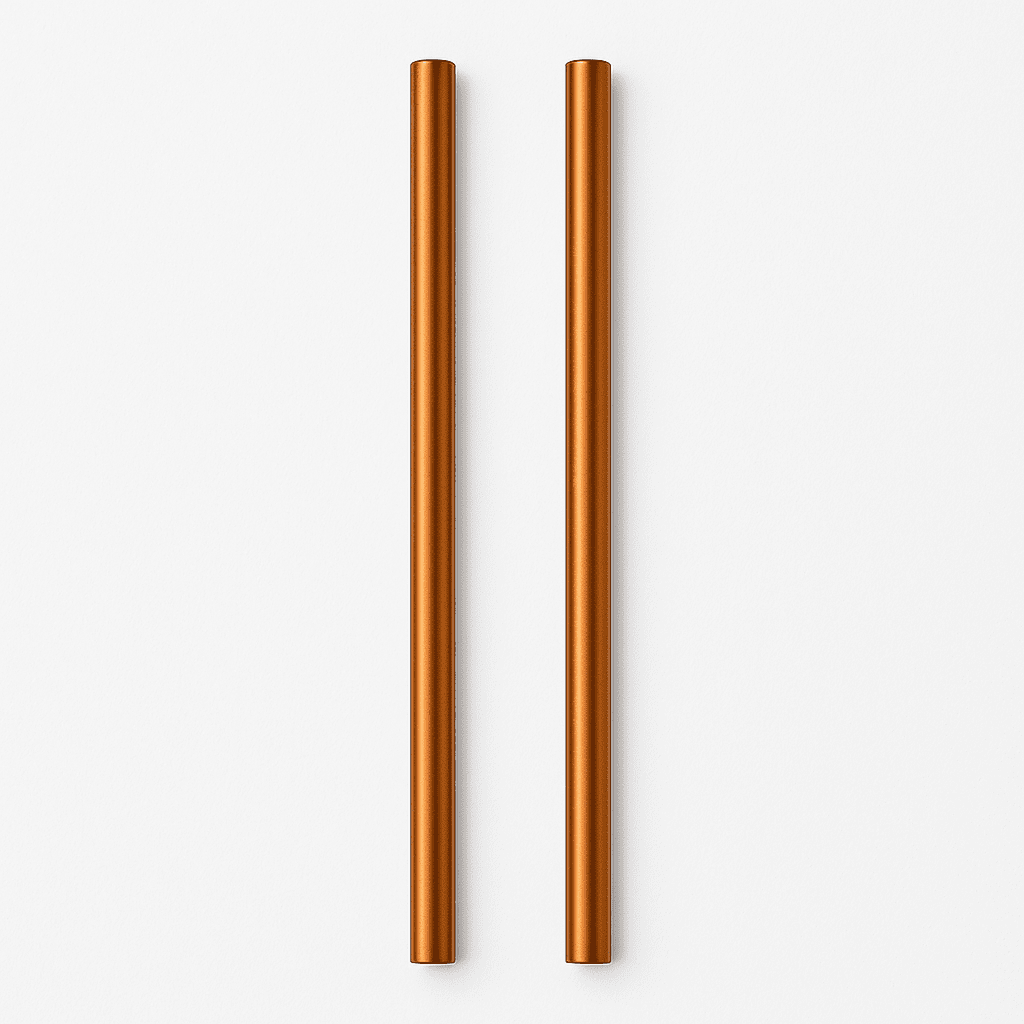 Modern Home Authentic Copper Moscow Mule Straws, Handmade in India, Set ...