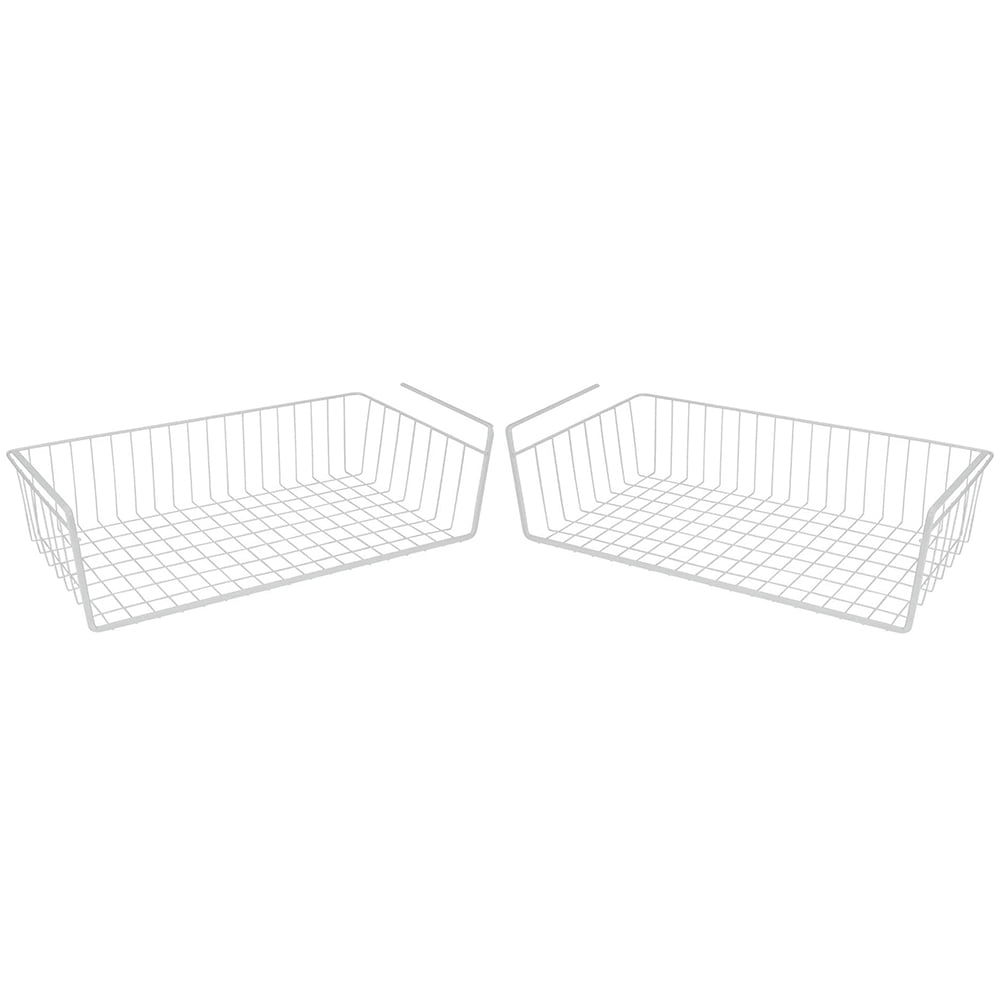 Modern Home Cabinet Wire Hanging Basket Shelves - Space Saving Under ...