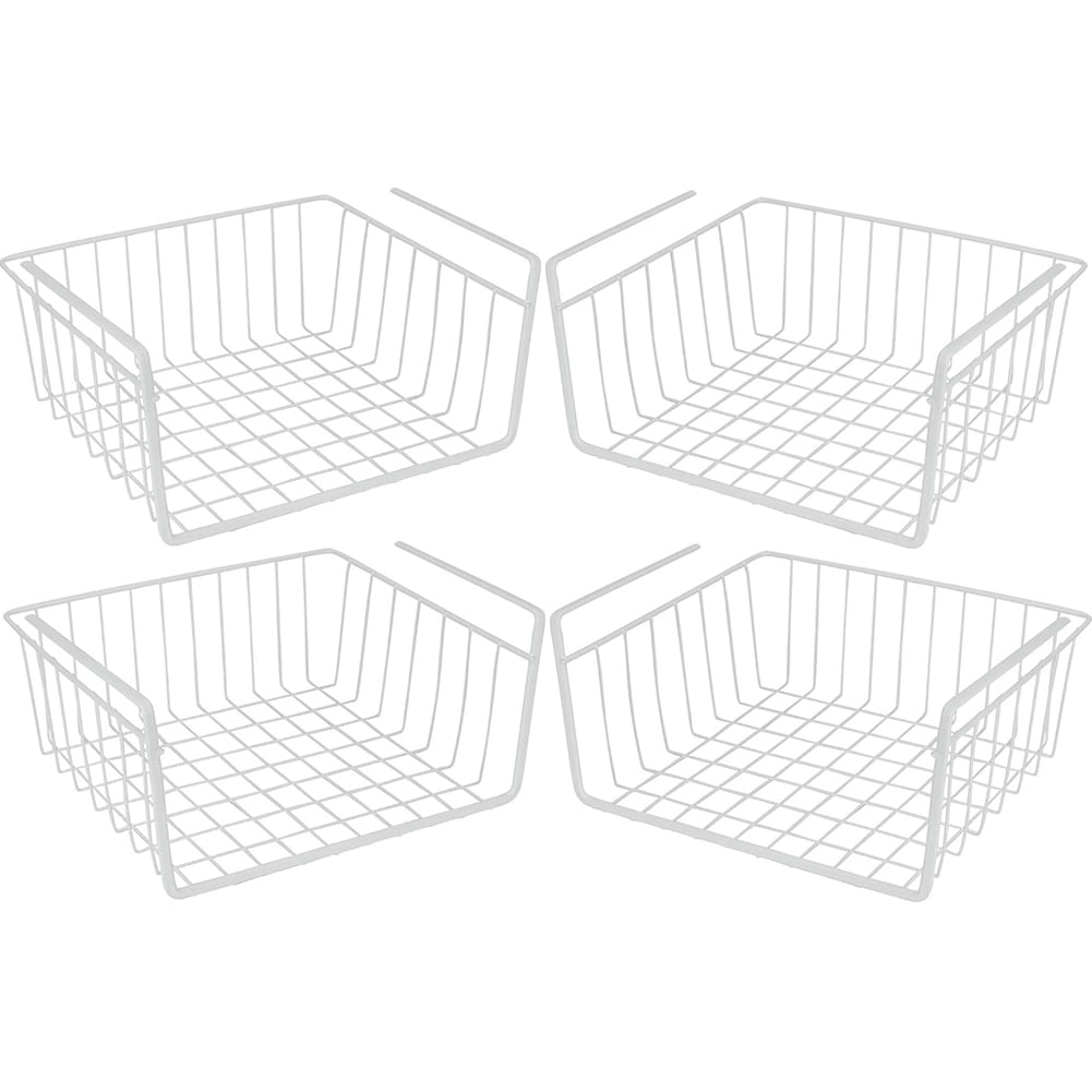 Modern Home Cabinet Wire Hanging Basket Shelves - Space Saving Under ...