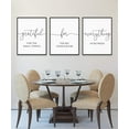 Modern Home Decor Motivational 3 Pieces Grateful For The Small Things ...