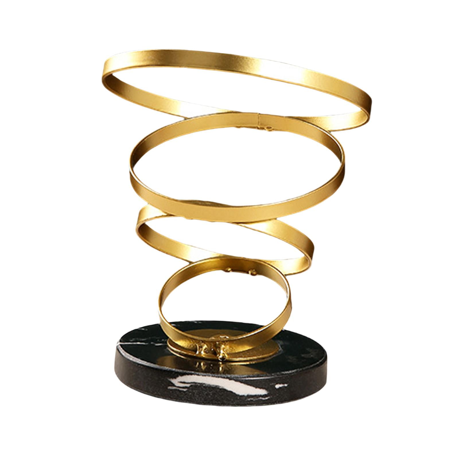 Modern Home Decoration Metal Statue Figurine for Bookshelf Farmhouse ...