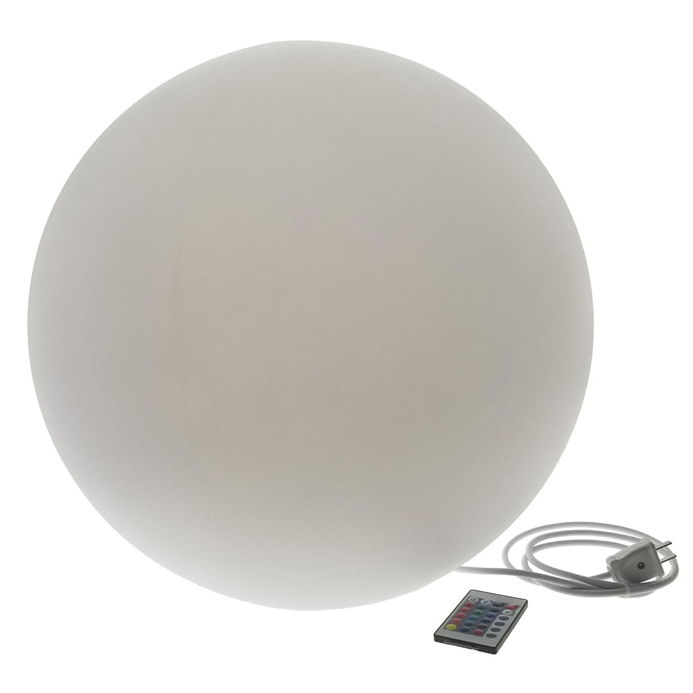 Modern Home Deluxe LED Glowing Sphere w/Infrared Remote Control ...