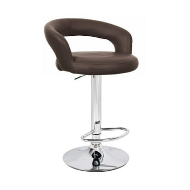 Modern Home Luxe Spyder Contemporary Adjustable Barstool/Bar Chair with ...
