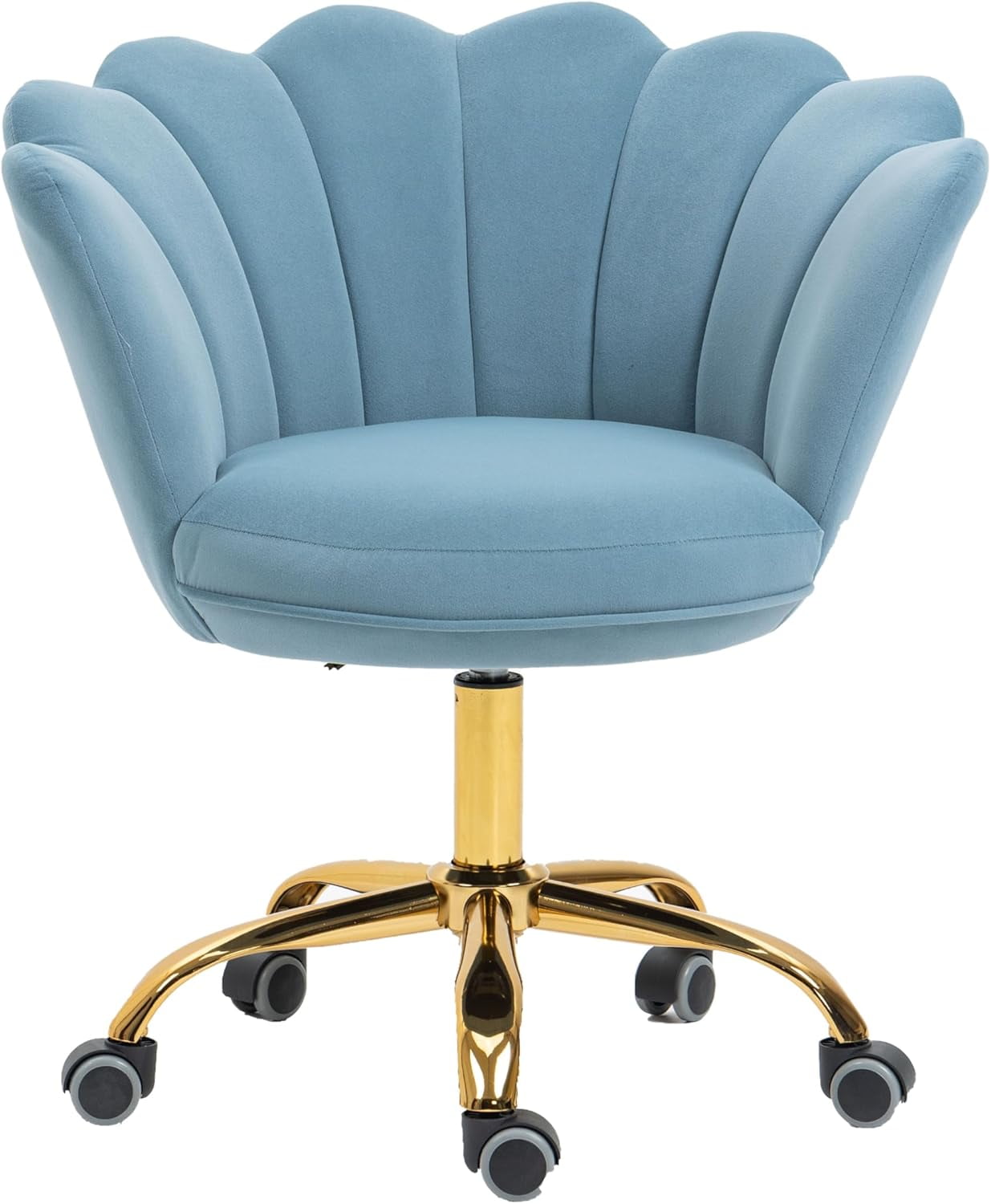 Modern Home Office Chair Desk Chair Task with Wheels Swivel Vanity ...