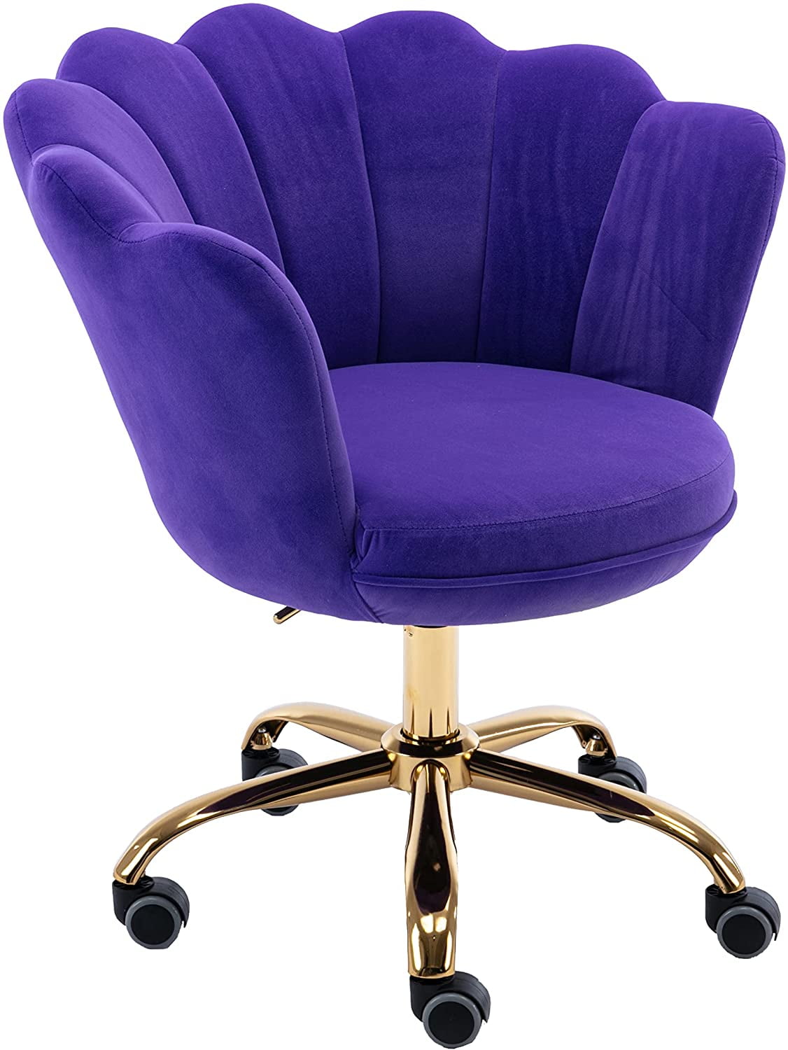 Modern Home Office Chair Desk Chair Task with Wheels Swivel Vanity ...