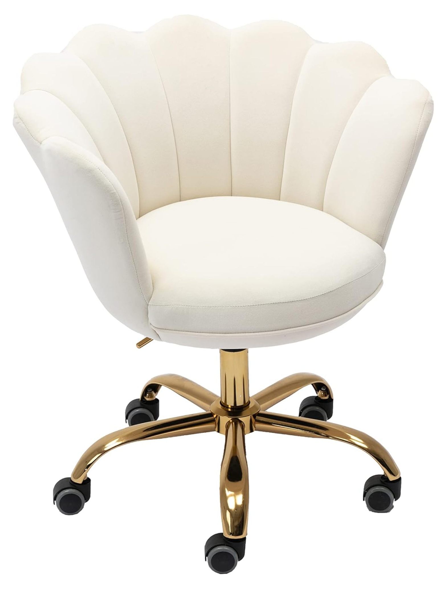 Modern Home Office Chair Desk Chair Task with Wheels Swivel Vanity ...