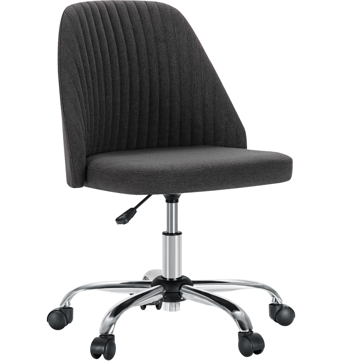 Modern Home Office Desk Chair with 360° Swivel Wheels and Adjustable ...