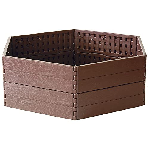 Modern Home Raised Garden Bed Kit - Stackable Hexagon Modular Flower ...