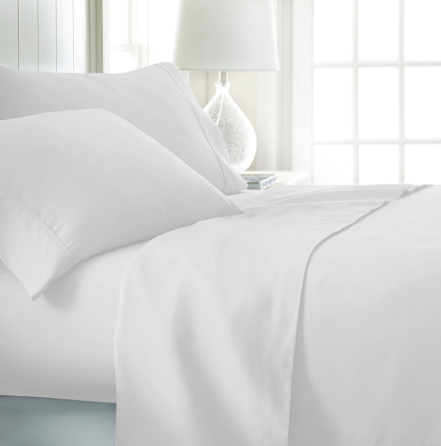 Modern Home Ultra Soft Microfiber Sheet Set, 110 GSM (3 or 4-Piece ...