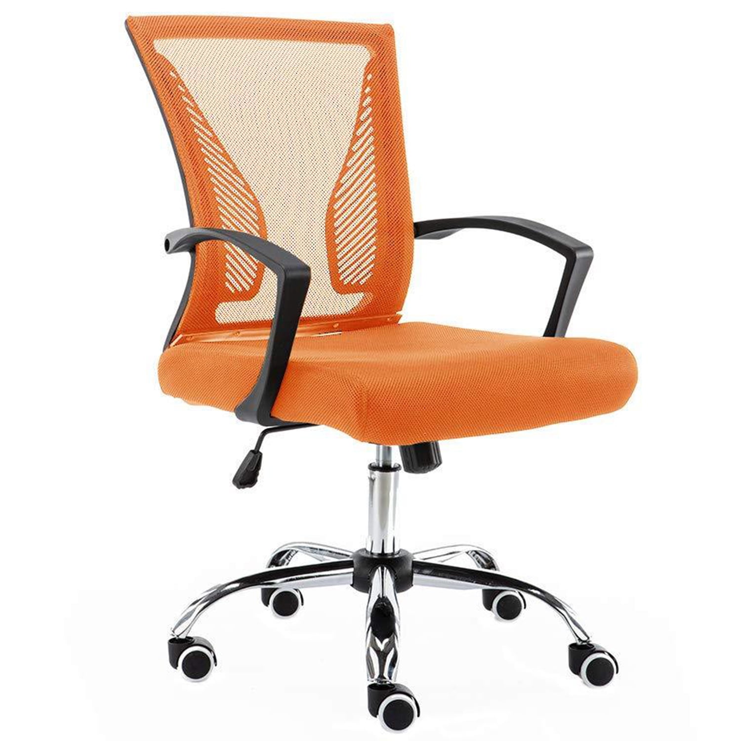 Modern Home Zuna Mid-Back Office Task Chair - Ergonomic Back Supporting ...